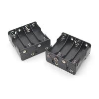 China Surface Mount 8 AA Battery Holder Impact Resistant 8 AA Battery Pack With Standard Snap Terminals for sale