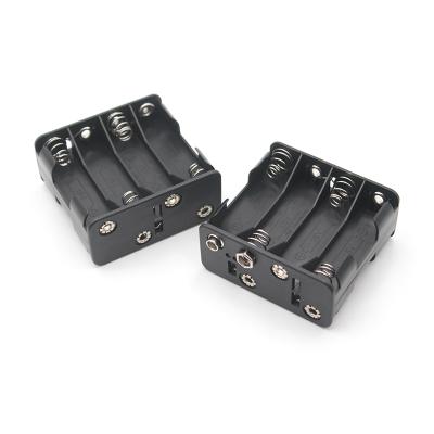 China Surface Mount 8 AA Battery Holder Impact Resistant 8 AA Battery Pack With Standard Snap Terminals for sale