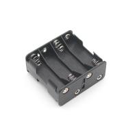 China Surface Mount 8 AA Battery Holder Impact Resistant 8 AA Battery Pack With Standard Snap Terminals for sale