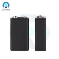 China Black 9V Battery Case Empty 9V Battery Housing Shock Resistant for sale