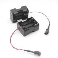 China 9V DC Output 6XAA Battery Holder with JST SM 4P Connector and 15cm Wire Lead for sale