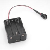 China 9V DC Output 6XAA Battery Holder with JST SM 4P Connector and 15cm Wire Lead for sale
