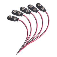 China Standard 9V PP3 Battery Connector Featuring 6 Inch 150mm Cable Length Designed for in Electronic Testing and Prototyping for sale