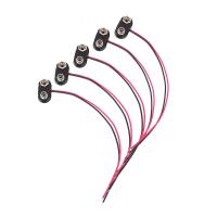 China Standard 9V Battery Connector Featuring UL Wire and Positive Negative Polarity Compatible with PP3 Battery Applications for sale