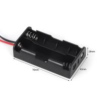 China Series Parallel Connection Type 2X18650 Battery Holder Supporting 18650 Batteries for Power Supply in Electronic Applications for sale