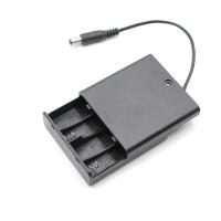 China AA Battery Size 4AA Battery Holder Standard Polarity Durable Secure Fit Battery Case for Electronic Devices and Projects for sale