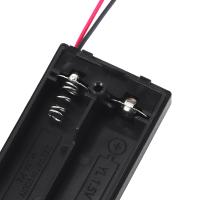 China PP Material 2AA Battery Holder Lightweight Portable Battery Case Ideal for DIY Electronics Projects and Prototyping for sale