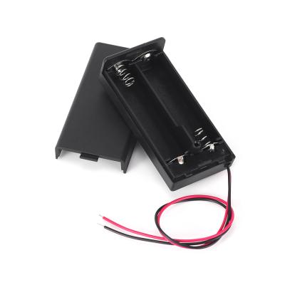 China PP Material 2AA Battery Holder Lightweight Portable Battery Case Ideal for DIY Electronics Projects and Prototyping for sale