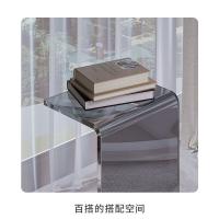 China Regular Size White Acrylic Catering Table Riser for Transparent Dining Desk in Stores for sale