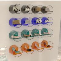 China Wall Mount Round Acrylic Frame Display Rack for Displaying Wiper and Product Display for sale