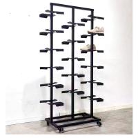 China 360 Degree Rotating Shoe Rack Storage Organizer for Retail Shops Customizable for sale