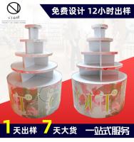 China Retail Pop Display Racks Custom POS Round Drink Display Stand for Customized Shelves for sale