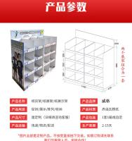 China 3-Tier Retail Racks for Sport Shirt Display Commercial Sectional Display Furniture for sale
