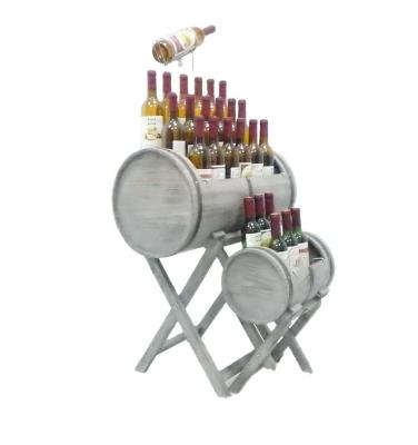China Customized LED Wine Barrel Display Bottle with Temperature Display Eco-friendly Shelf for sale