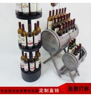 China Customized LED Wine Barrel Display Bottle with Temperature Display Eco-friendly Shelf for sale