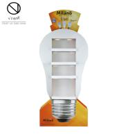 China Custom Cardboard Pop Floor Displays for Advertising Retail Shop Lamp Bulb Display for sale
