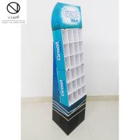 China Livingroom Furniture Metallic Cardboard Cell Phone Accessories Display Stand with Hook for sale