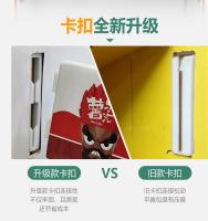 China Advertising Cardboard Bottle Packaging Box with Custom Logo and Display Stand for sale