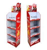 China Advertising Cardboard Bottle Packaging Box with Custom Logo and Display Stand for sale