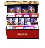 China Eco-friendly Display Stand for Cardboard Floor Cosmetics Stand Commercial Sectional for sale