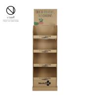 China Advertising Hat Display Cardboard Countertop for Retail Shops Presentation for sale