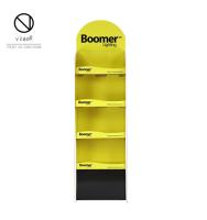 China Cardboard Cosmetic Display Commercial Sectional Display Furniture with Folding Design for sale
