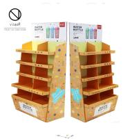 China Cardboard Cosmetic Display Commercial Sectional Display Furniture with Folding Design for sale