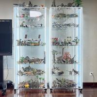 China Store Display Stand Acrylic Custom Clear Plexi Glass Display Showcase with Doors for sale