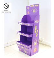 China Cardboard Cosmetic Display Commercial Sectional Display Furniture with Folding Design for sale