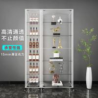 China Store Display Stand Acrylic Custom Clear Plexi Glass Display Showcase with Doors for sale