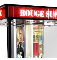 China Customized Glass Jewelry Display Showcase Set for Advertising and Showcasing Jewelry for sale