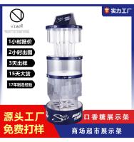 China Customized Rotating Chewing Gum Counter Display Rack Stand for Retail Racks for sale
