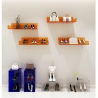 China Supermarket High Grade Cold-rolled Sheet Acrylic Floating Shelves for Cosmetic Stores for sale