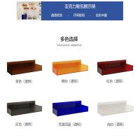 China Supermarket High Grade Cold-rolled Sheet Acrylic Floating Shelves for Cosmetic Stores for sale