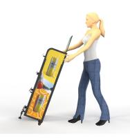 China Logo Custom Logo Steel Storage Shelf Drinks Can Display Stand with Movable Design for sale