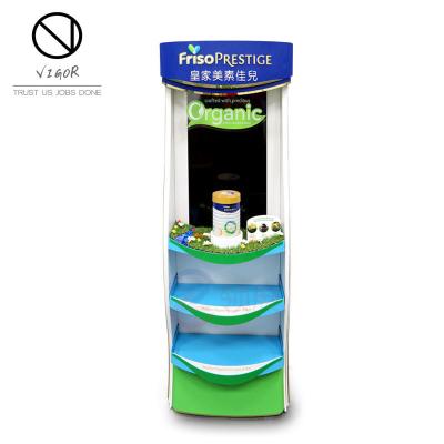 China Eco-Friendly Display Rack for Chewing Gum and Canned Food Customized Round Design for sale