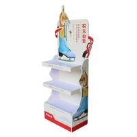 China Custom Size Cardboard Paper Hard Rigid Shelving Rack for Store Shelves Display Racks for sale