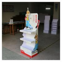China Custom Size Cardboard Paper Hard Rigid Shelving Rack for Store Shelves Display Racks for sale