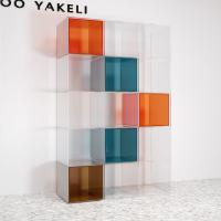 China Custom Made 10cm White Acrylic Cube Cake Boxes 30x30 for Displaying Regular Size for sale