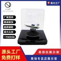China Custom Logo Display Wireless Earphones on 360 Rotating Cosmetic Stand for Retail Racks for sale