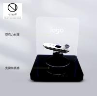 China Custom Logo Display Wireless Earphones on 360 Rotating Cosmetic Stand for Retail Racks for sale