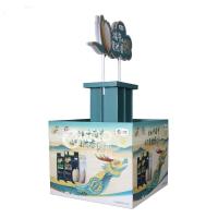 China Advertising Custom Printed Cardboard Display Rack Stand for Retail Shops and Printing for sale