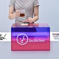 China Custom Acrylic Parts Colorful Desktop Table Logo Sign for Customized Store Display for sale