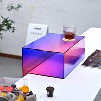 China Custom Acrylic Parts Colorful Desktop Table Logo Sign for Customized Store Display for sale