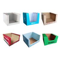 China Custom Logo Commercial Sectional Display Furniture Cardboard Counter Top Display Stands for sale