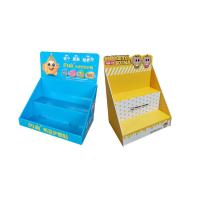 China Custom Logo Commercial Sectional Display Furniture Cardboard Counter Top Display Stands for sale