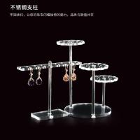 China Custom Clear Acrylic Earrings Display Stand for Supermarket and Stores Customer Colors for sale