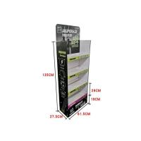 China Eco-friendly Custom Logo Outdoor Advertising Rack for Toy Cardboard Standee Promotion for sale