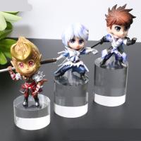 China Plastic Transparent Plinth for Toy Figures Regular Size Displaying Wiper Display Rack for sale