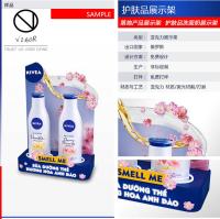 China Professional Cosmetic Skincare Poster Display Stand for Impressive Presentations for sale